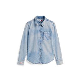 Tommy Jeans Bluse Damen Gr&ouml;&szlig;e M blue denim