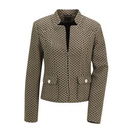 Madeleine Mode Madeleine Jacquardblazer Damen Gr&ouml;&szlig;e 38 taupe