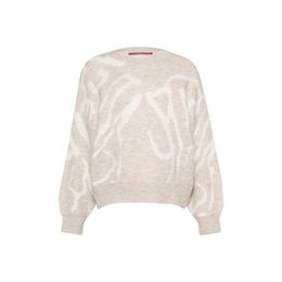 QS Pullover Damen Gr&ouml;&szlig;e XL beigemeliert / offwhite