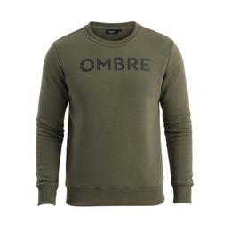 Ombre Sweatshirt 'OM-SSPS-0181' Herren Gr&ouml;&szlig;e M khaki