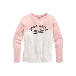 Kidsworld Shirt M&auml;dchen Gr&ouml;&szlig;e 176/182 pink / schwarz / naturwei&szlig;