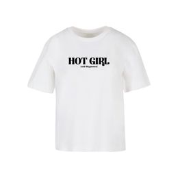 Miss Tee Shirt 'Hot Girl Diagnosis' Damen Gr&ouml;&szlig;e XL schwarz / wei&szlig;