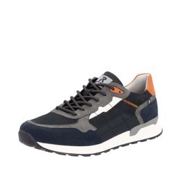 Rieker Sport Sneaker 'U0308' Herren Gr&ouml;&szlig;e 41 dunkelblau / grau / orange