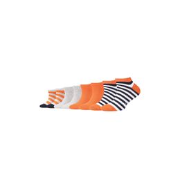 s.Oliver Socken M&auml;dchen Gr&ouml;&szlig;e 27/30.5 marine / hellgrau / orange / wei&szlig;