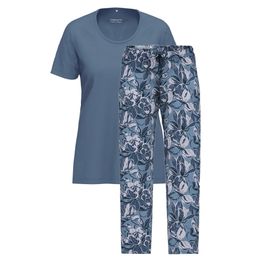 Ammann Pyjama 'Night & Home' Damen Gr&ouml;&szlig;e S blau Winterkleid