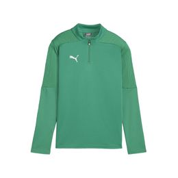 Puma Funktionsshirt 'Team Final' Jungen Gr&ouml;&szlig;e 116 gr&uuml;n / silber