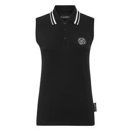 Plein Sport Top Damen Gr&ouml;&szlig;e XS schwarz / wei&szlig;
