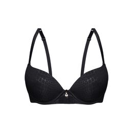 Sassa Mode sassa Push Up-BH 'PURE ANIMAL' Damen Gr&ouml;&szlig;e 70 schwarz