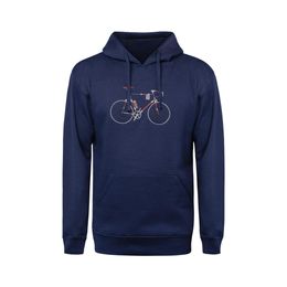 Greenbomb Sweatshirt 'Bike Jack Simple' Herren Gr&ouml;&szlig;e S dunkelblau / rot / wei&szlig;