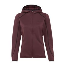 Vaude Manang Hoody Fleece Jacket Damen Gr&ouml;&szlig;e XXL rot / bordeaux / weinrot