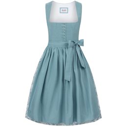 Stockerpoint Dirndl 'Bojana' Damen Gr&ouml;&szlig;e 48 petrol / wei&szlig;
