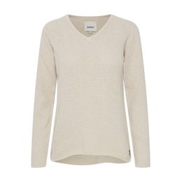 oxmo Pullover 'Hanna' Damen Gr&ouml;&szlig;e L beige / braun