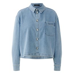 Oui Bluse Damen Gr&ouml;&szlig;e M blue denim