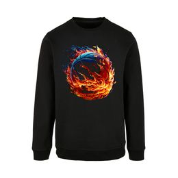 F4NT4STIC Sweatshirt 'Basketball' Herren Gr&ouml;&szlig;e L blau / orange / schwarz