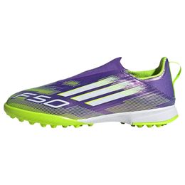 adidas Performance Sportschuh 'F50 League' Jungen Gr&ouml;&szlig;e 33 neongr&uuml;n / lila / wei&szlig;