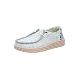 Hey DUDE Shoes Hey Dude Espadrilles 'Wendy' Damen Gr&ouml;&szlig;e 38 pastellgr&uuml;n / wei&szlig;