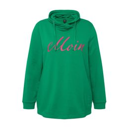Ulla Popken Sweatshirt Damen Gr&ouml;&szlig;e XXL/XXXL smaragd / pink