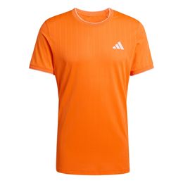 adidas Performance Funktionsshirt 'Freelift Pro' Herren Gr&ouml;&szlig;e XL dunkelorange / wei&szlig;