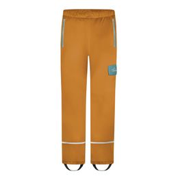 Normani Regenhose Jungen Gr&ouml;&szlig;e 110/116 hellblau / orange