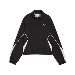 Puma Sportjacke Damen Gr&ouml;&szlig;e M schwarz / wei&szlig;