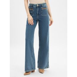 MOS MOSH Jeans 'Colette Linpos' Damen Gr&ouml;&szlig;e 30 blue denim
