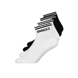 SNOCKS Socken Damen Gr&ouml;&szlig;e 35/38 schwarz / wei&szlig;