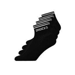 SNOCKS Socken Damen Gr&ouml;&szlig;e 35/38 schwarz / wei&szlig;