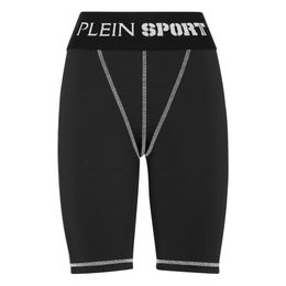 Plein Sport Leggings Damen Gr&ouml;&szlig;e S schwarz / offwhite