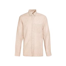 Organication Hemd Herren Gr&ouml;&szlig;e S beige / wei&szlig;