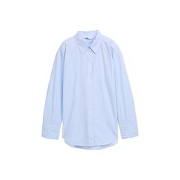 Tom Tailor Bluse Damen Gr&ouml;&szlig;e S hellblau / wei&szlig;