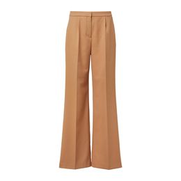comma, COMMA Bundfaltenhose Damen Gr&ouml;&szlig;e 40 mokka