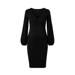 Lyn Mama Umstand Kleid Damen Gr&ouml;&szlig;e 42 schwarz Winterkleid