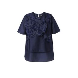 Ulla Popken Bluse Damen Gr&ouml;&szlig;e 8XL marine
