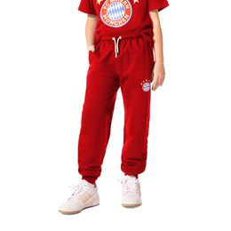 FC Bayern M&uuml;nchen Fc Bayern M&uuml;nchen Hose 'Essentials' Jungen Gr&ouml;&szlig;e 164 rot