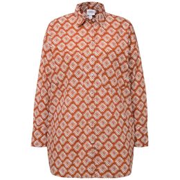 Studio Untold Bluse Damen Gr&ouml;&szlig;e S beige / orange / rot