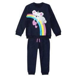 Denokids Trainingsanzug 'Glitter Koala' M&auml;dchen Gr&ouml;&szlig;e 128 dunkelblau