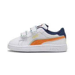 Puma Sneaker 'Smash 3.0 Playdate' Jungen Gr&ouml;&szlig;e 27 navy / gelb / orange / wei&szlig;