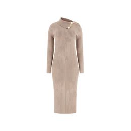 Guess Strickkleid Damen Gr&ouml;&szlig;e 34 beige Winterkleid