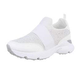 Ital-Design Sneaker Damen Gr&ouml;&szlig;e 39 wei&szlig;