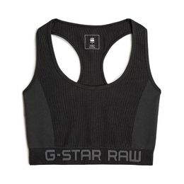G-Star Raw G-star Topshirt 'Seamless' Damen Gr&ouml;&szlig;e XXL hellgrau / schwarz