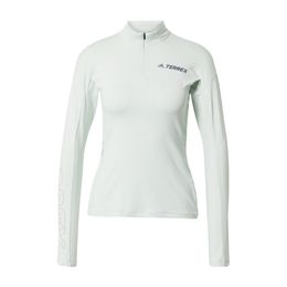 adidas terrex Funktionsshirt 'Xperior' Damen Gr&ouml;&szlig;e M/L pastellgr&uuml;n / schwarz