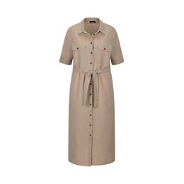 GOLDNER Kleid Damen Gr&ouml;&szlig;e 44 dunkelbeige