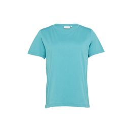 comma, Comma Casual Identity T-Shirt Damen Gr&ouml;&szlig;e L blau / wei&szlig;