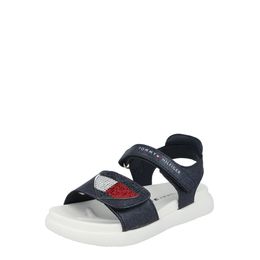 Tommy Hilfiger Sandale M&auml;dchen Gr&ouml;&szlig;e 21 navy / rot / wei&szlig;