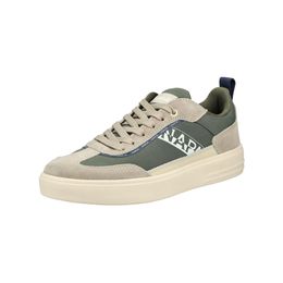 Napapijri Sneaker 'Bark' Herren Gr&ouml;&szlig;e 42 beige / dunkelgr&uuml;n