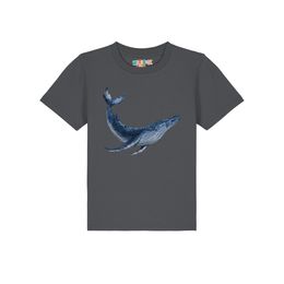 Watabout.kids T-Shirt 'Wal' Jungen Gr&ouml;&szlig;e 134/146 saphir / opal / taubenblau / anthrazit
