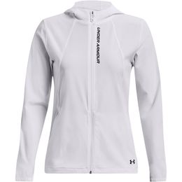 Under Armour Sportjacke 'OutRun' Damen Gr&ouml;&szlig;e L schwarz / wei&szlig;
