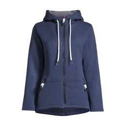 Salzhaut Sweatjacke Damen Gr&ouml;&szlig;e XXXL navy / wei&szlig;