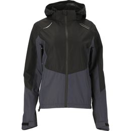 Endurance Sportjacke 'Vanda' Damen Gr&ouml;&szlig;e XXL grau / dunkelgrau / schwarz