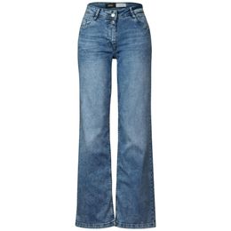 Cecil Wide Leg Jeans Damen Gr&ouml;&szlig;e 25 blau